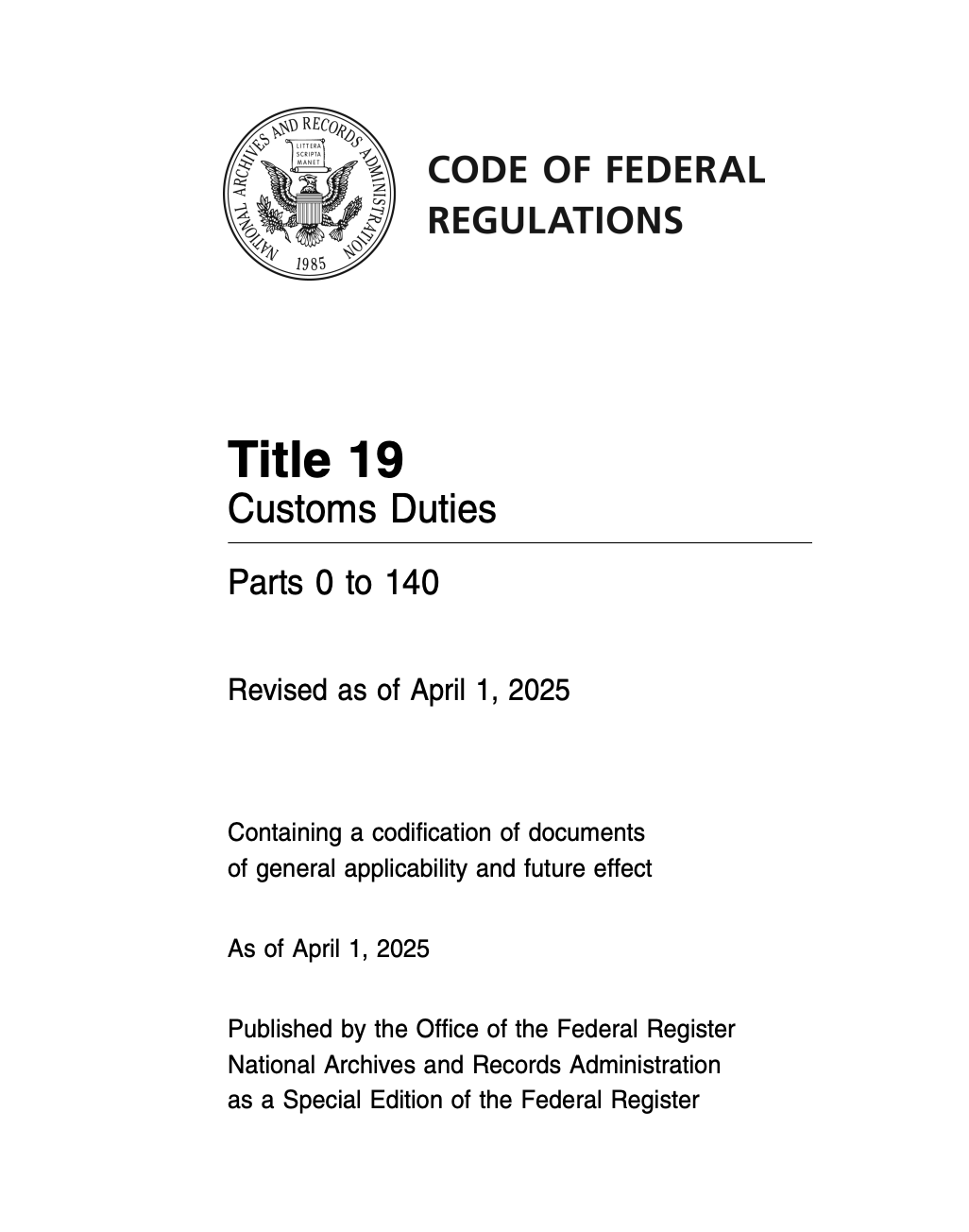 Customs Broker License Examination Study Book References